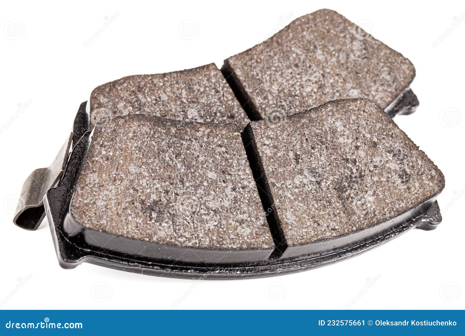 Automotive Brake Pads, Isolated on White Background Stock Image - Image ...