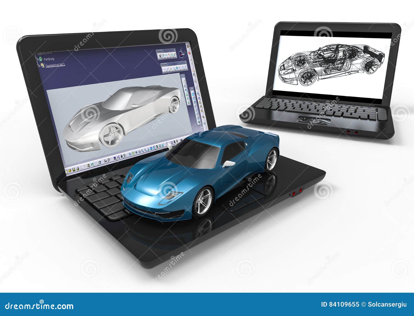 Automotive CAD stock illustration. Illustration of construction - 84109655