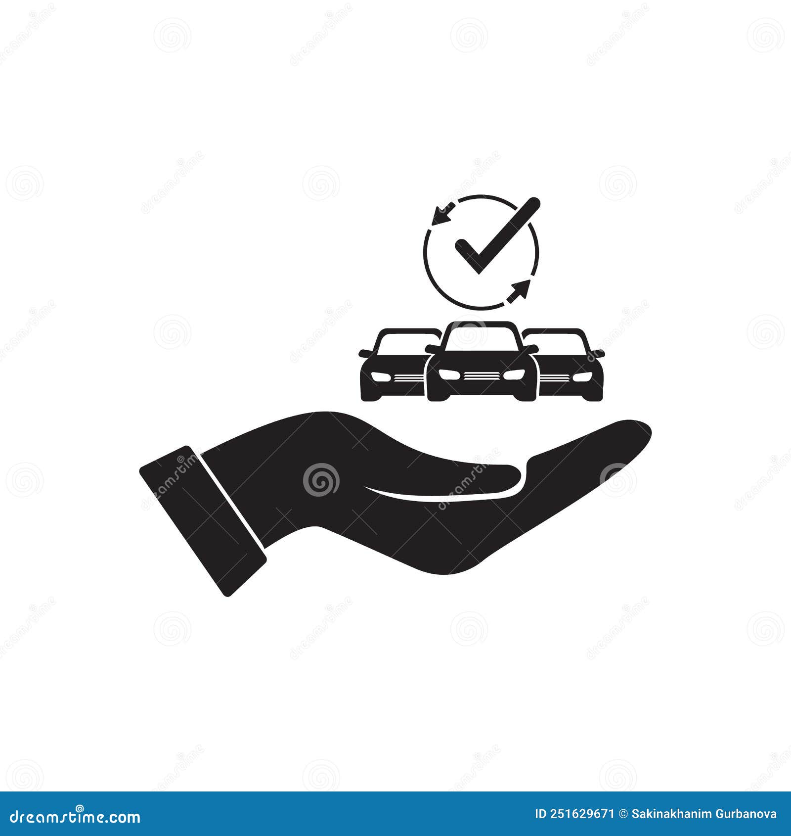 Automotive Check Concept Icon Stock Vector - Illustration of check ...