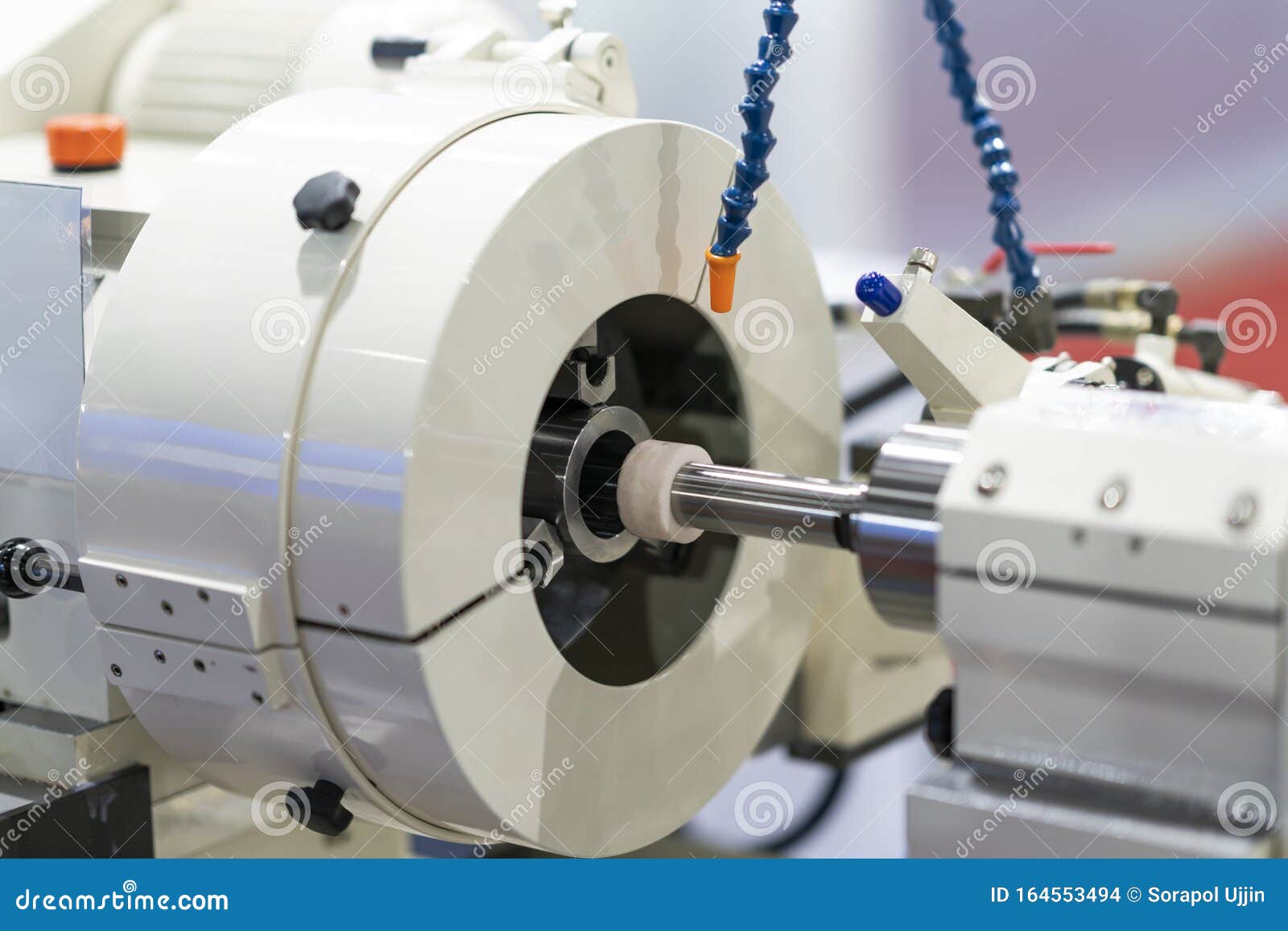 Automotive Cnc Lathe and Cnc Grinding Part Stock Photo - Image of ...