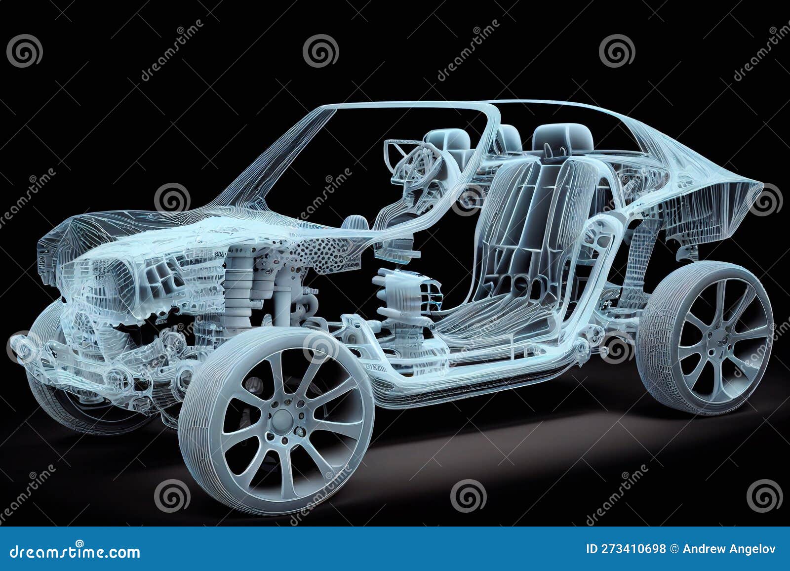 Automotive Diagnostics in Digital Futuristic Style. Oncept for Auto ...