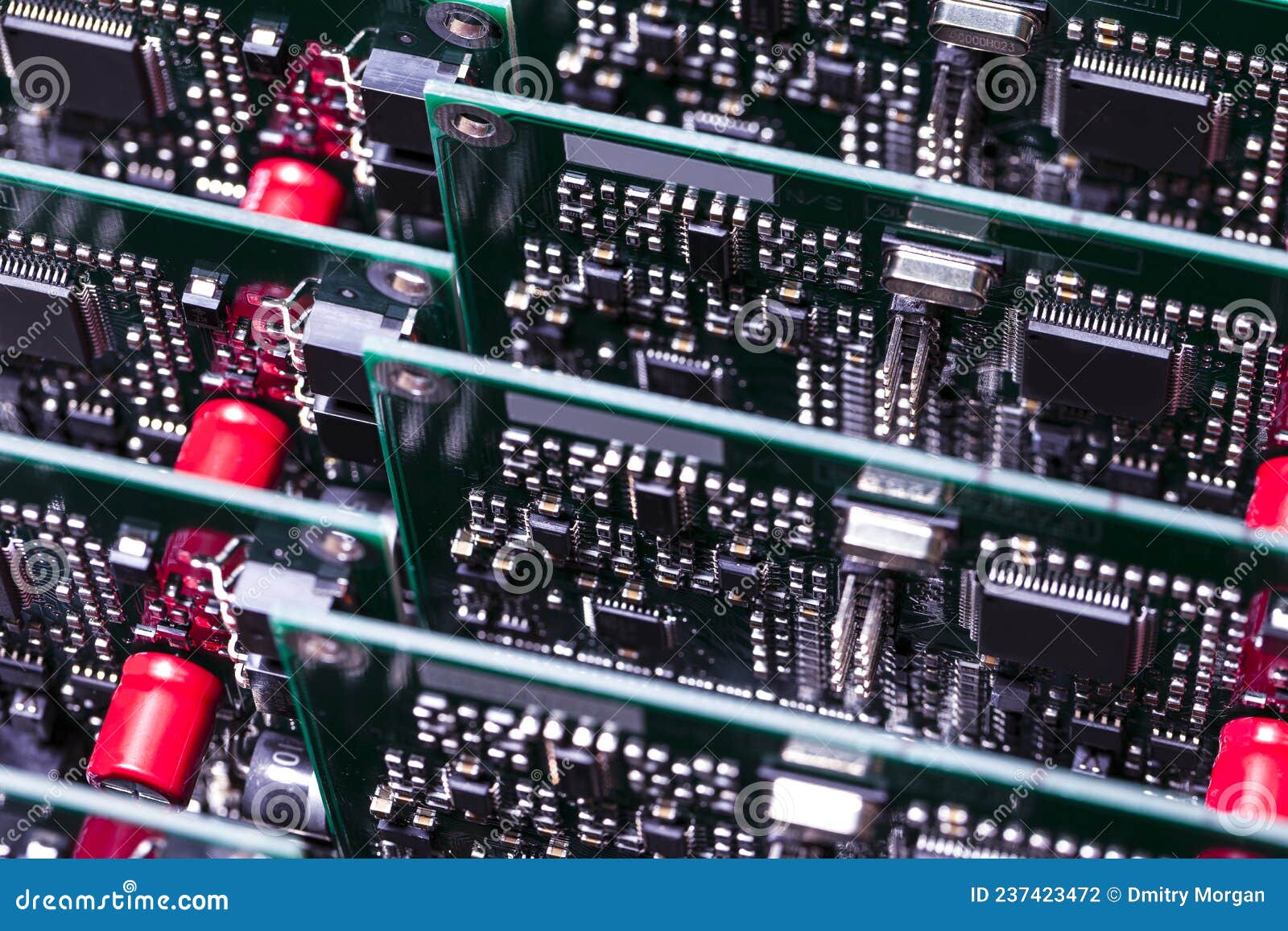 Automotive Electronics Production Concepts. Batch of Ready Automotive ...