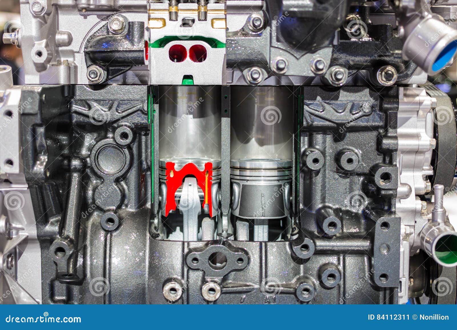 Automotive engine closeup stock image. Image of technician - 84112311