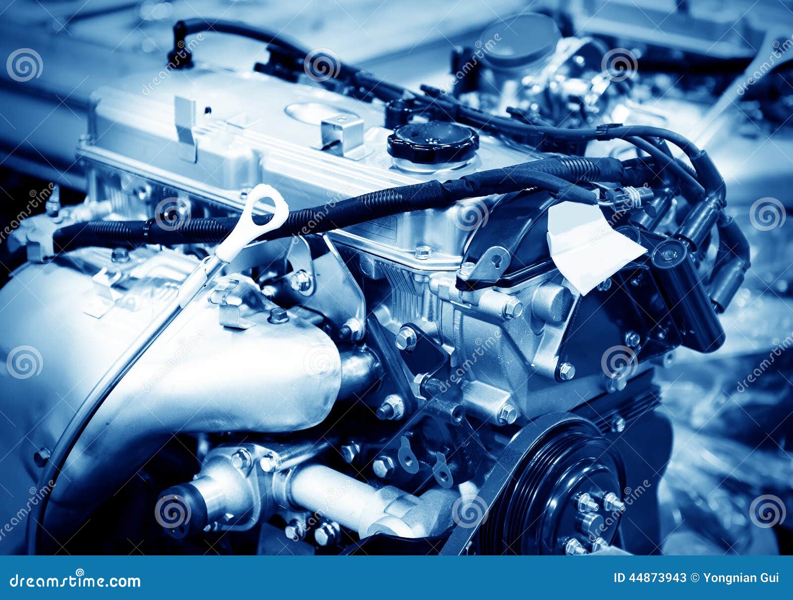 Automotive engine stock image. Image of engineering, mechanical - 44873943