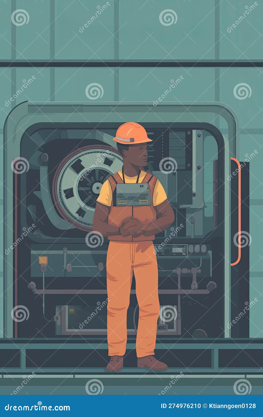 Automotive Engineer Testing a New Engine on a Dynamometer, Measuring ...