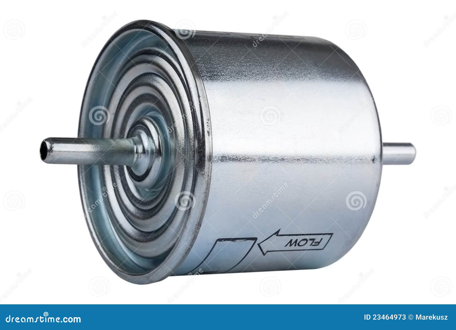 Automotive Fuel Filter Side View Stock Image - Image of particle ...