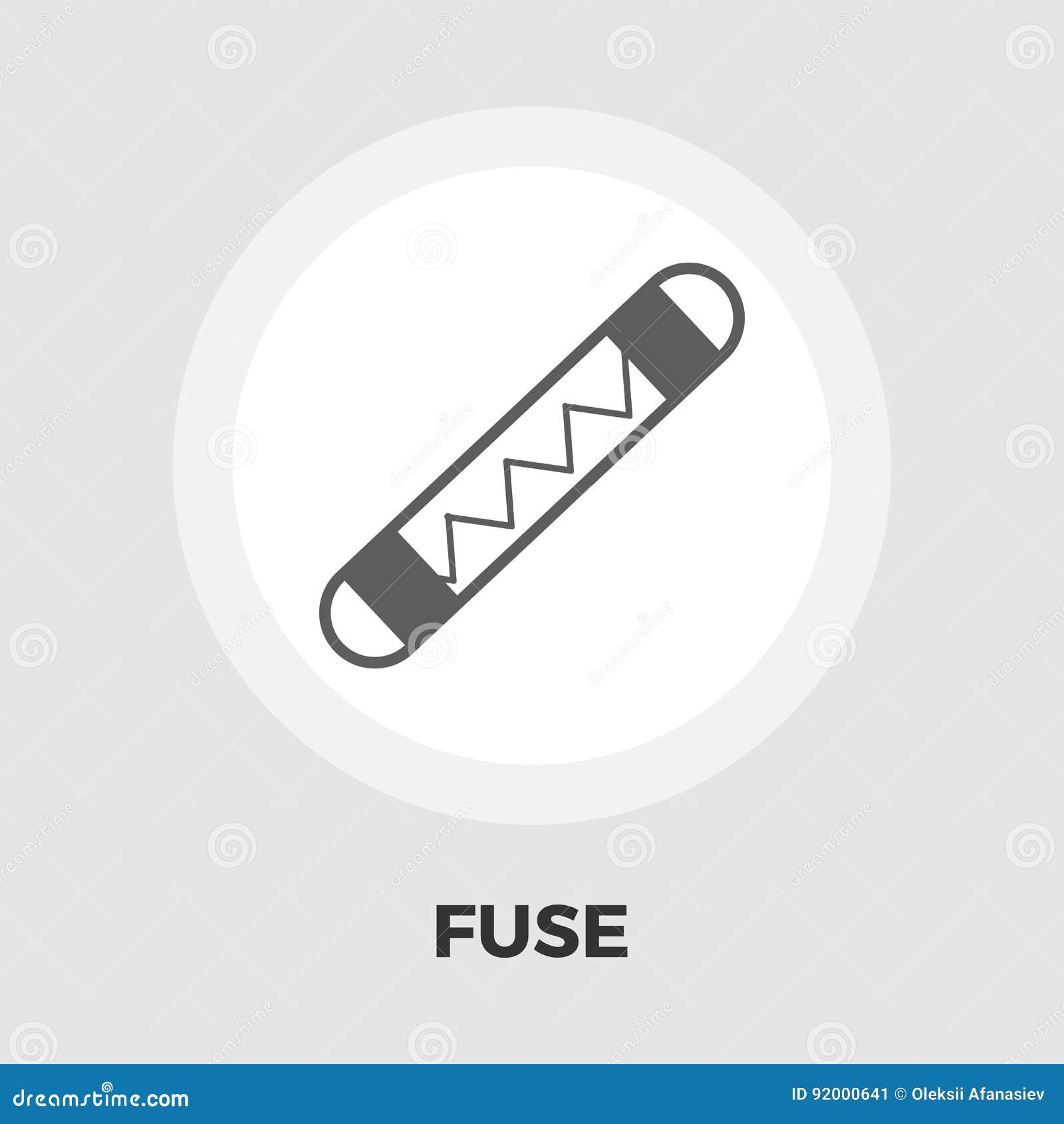 Automotive fuse flat icon stock vector. Illustration of truck - 92000641