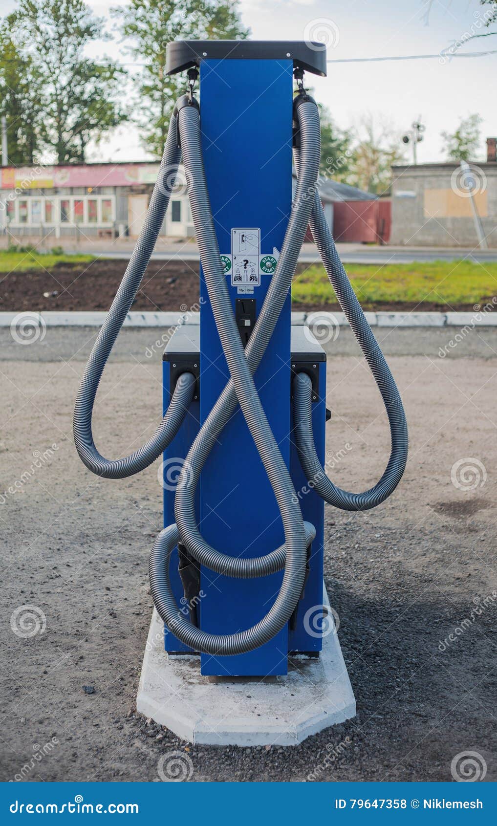 Automotive Gas Filling Column Stock Photo - Image of outdoor, filling ...