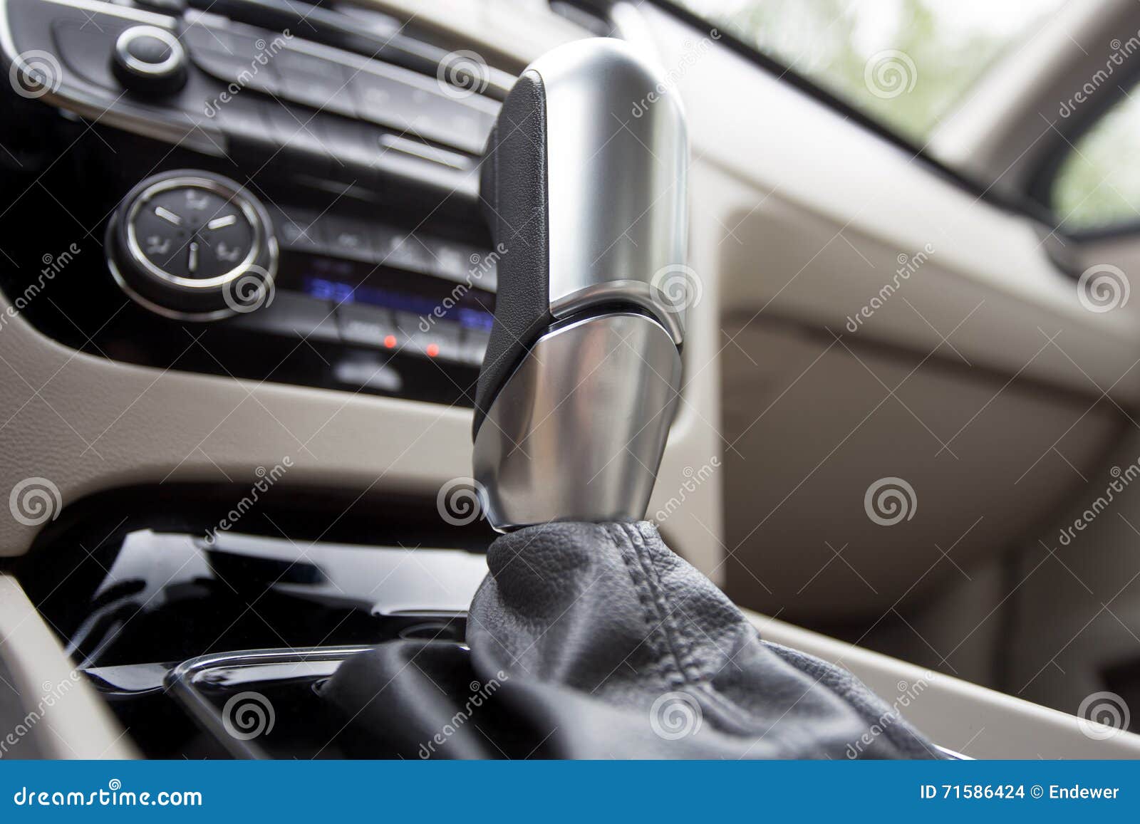 Automotive Gearbox in the Car Interior Stock Photo - Image of engine ...