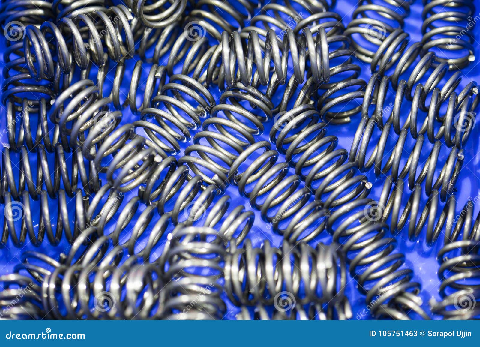 Automotive and Industrial Spring Making Machine Stock Image - Image of ...