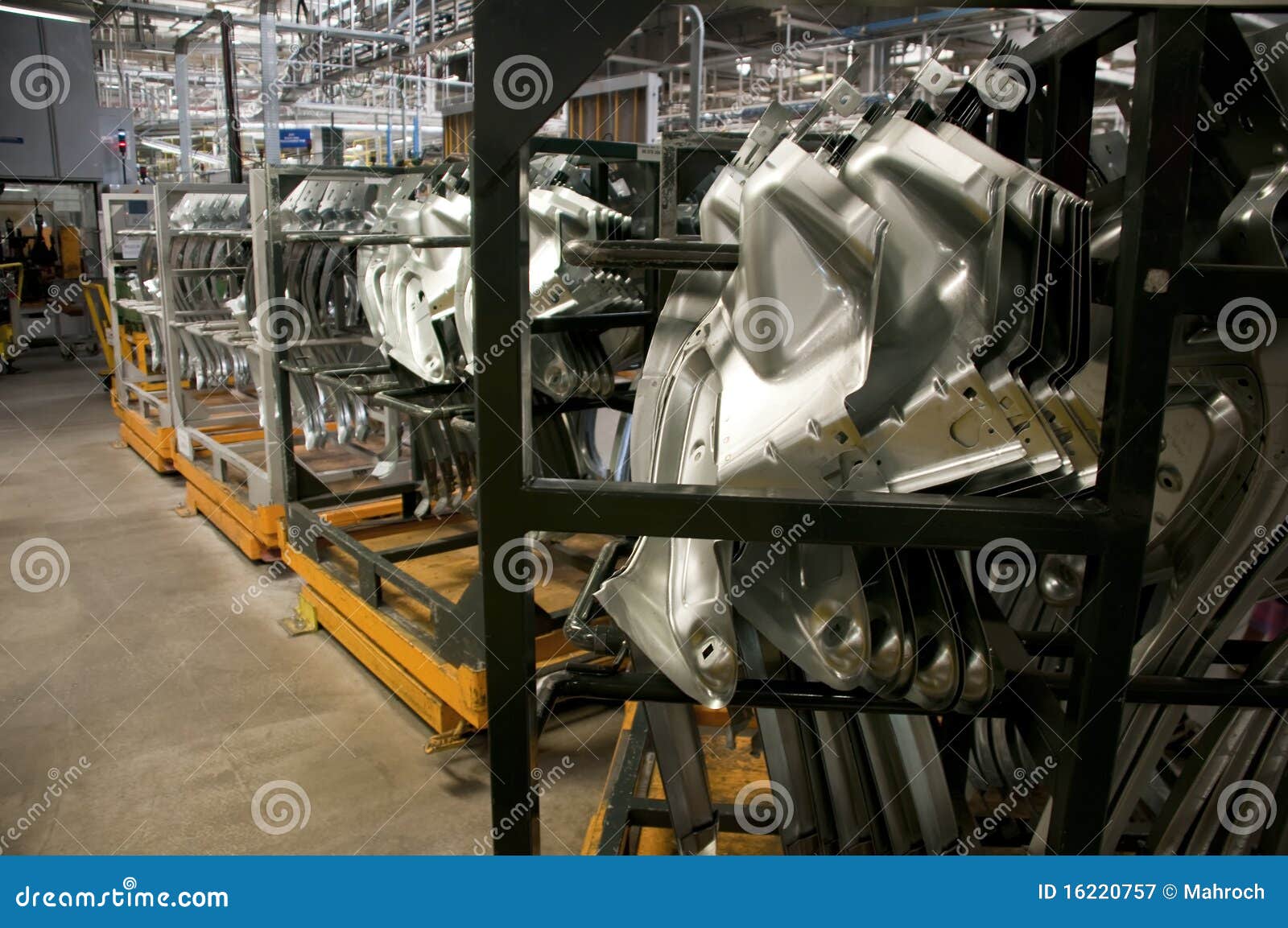 Automotive Industry Manufacture Stock Image - Image of metal, technical ...