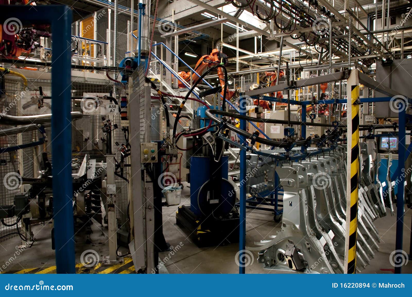 Automotive Industry Manufacture Editorial Stock Image - Image of silver ...