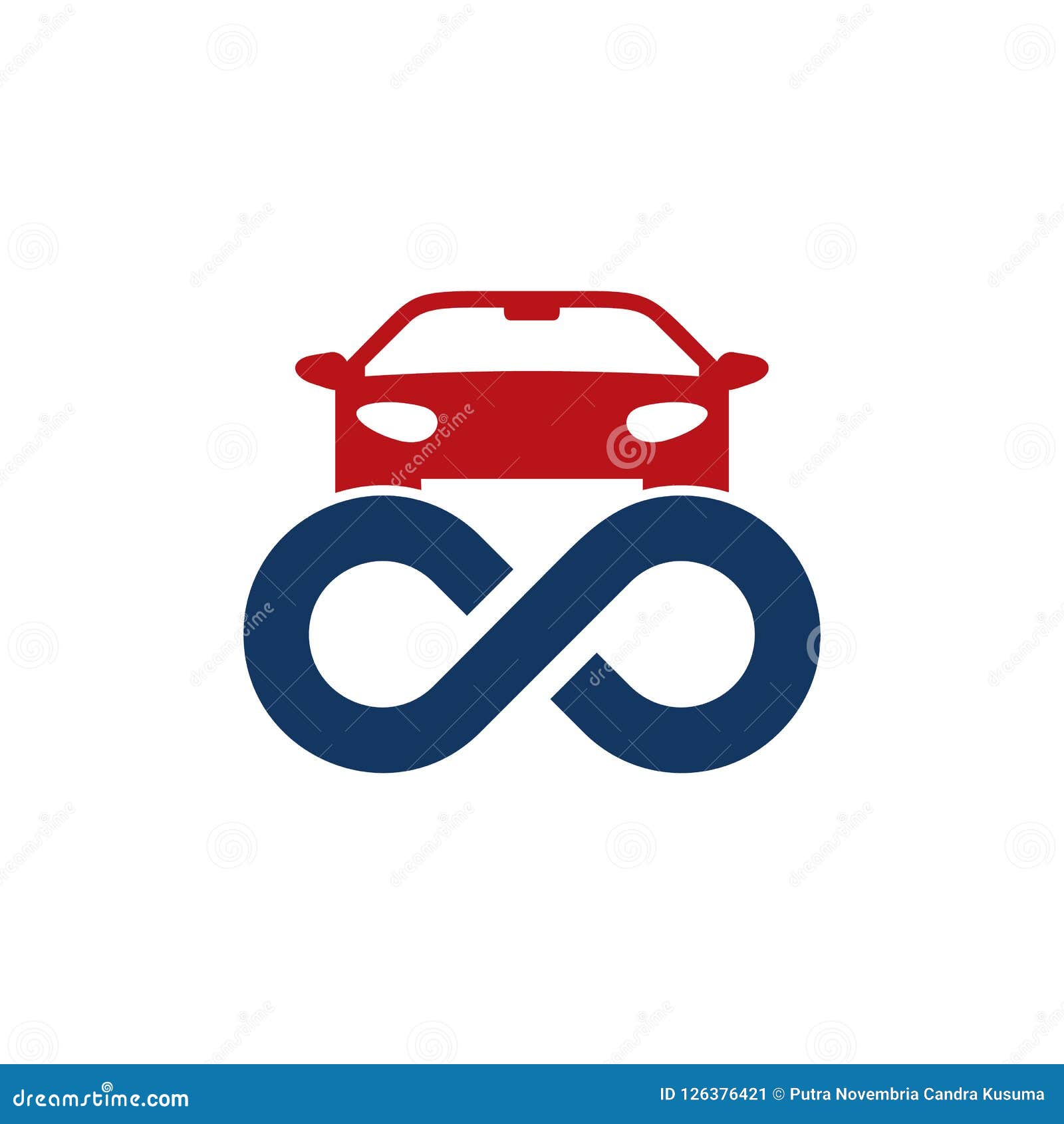 Automotive Infinity Head Logo Icon Design Stock Illustration ...