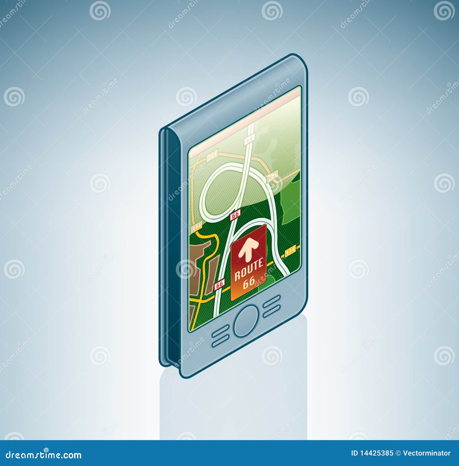 Automotive Navigation System Stock Vector - Illustration of navigation ...
