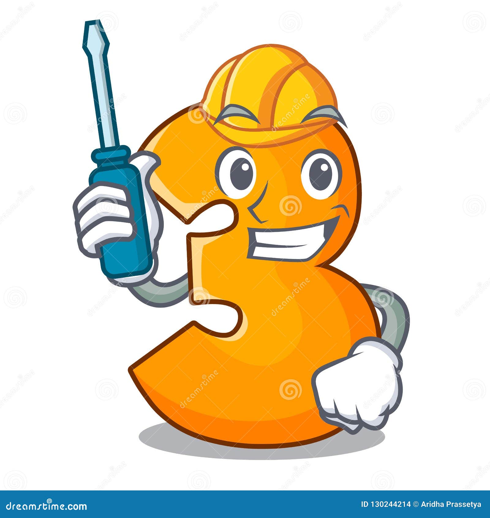 Automotive Number Three Isolated on the Mascot Stock Vector ...