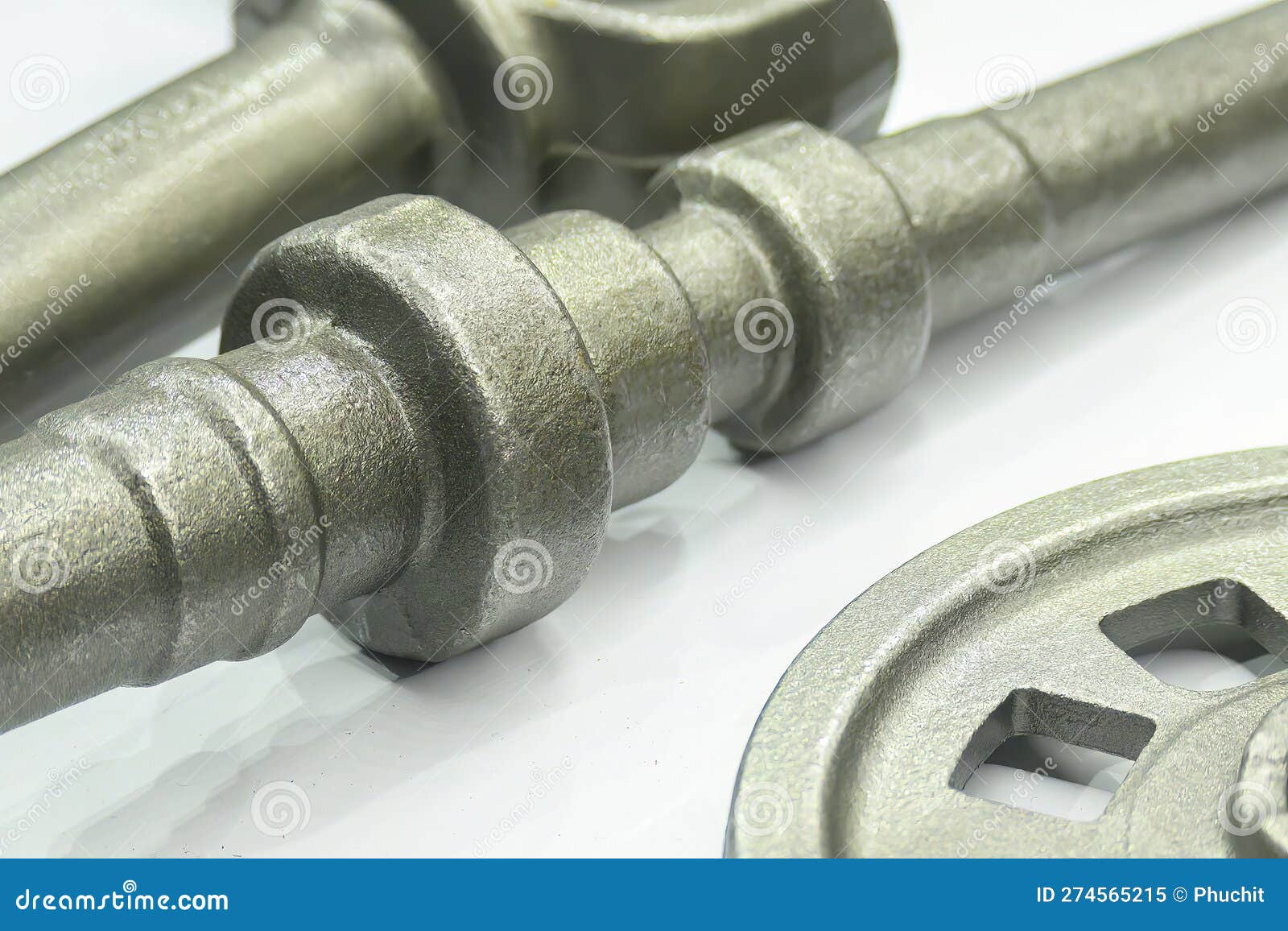 The Automotive Parts Material from Casting Process Stock Image - Image ...