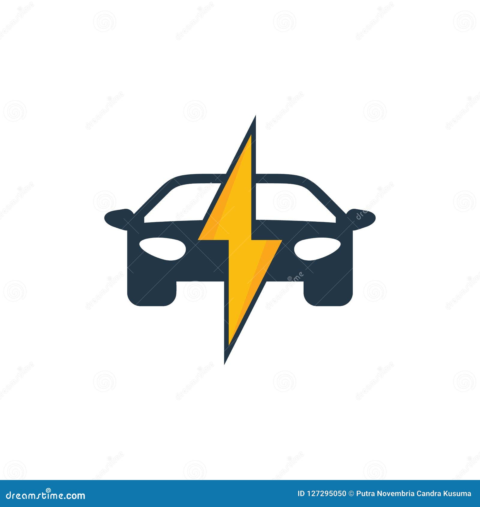Automotive Power Logo Icon Design Stock Illustration - Illustration of ...