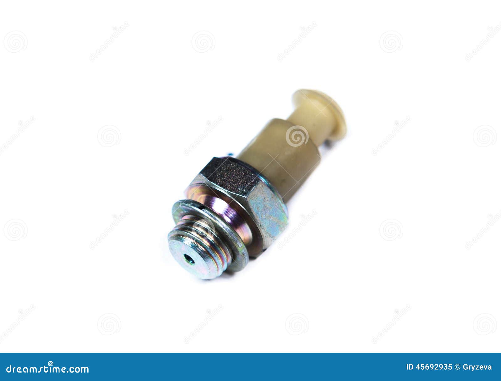Automotive Sensor Isolated on White Background Stock Image - Image of ...