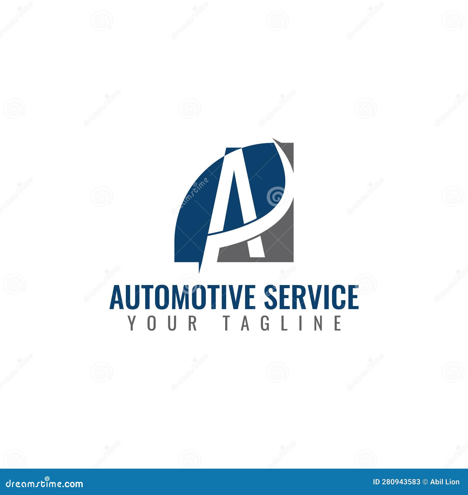 Automotive Service Logo Vector Illustration Stock Vector - Illustration ...