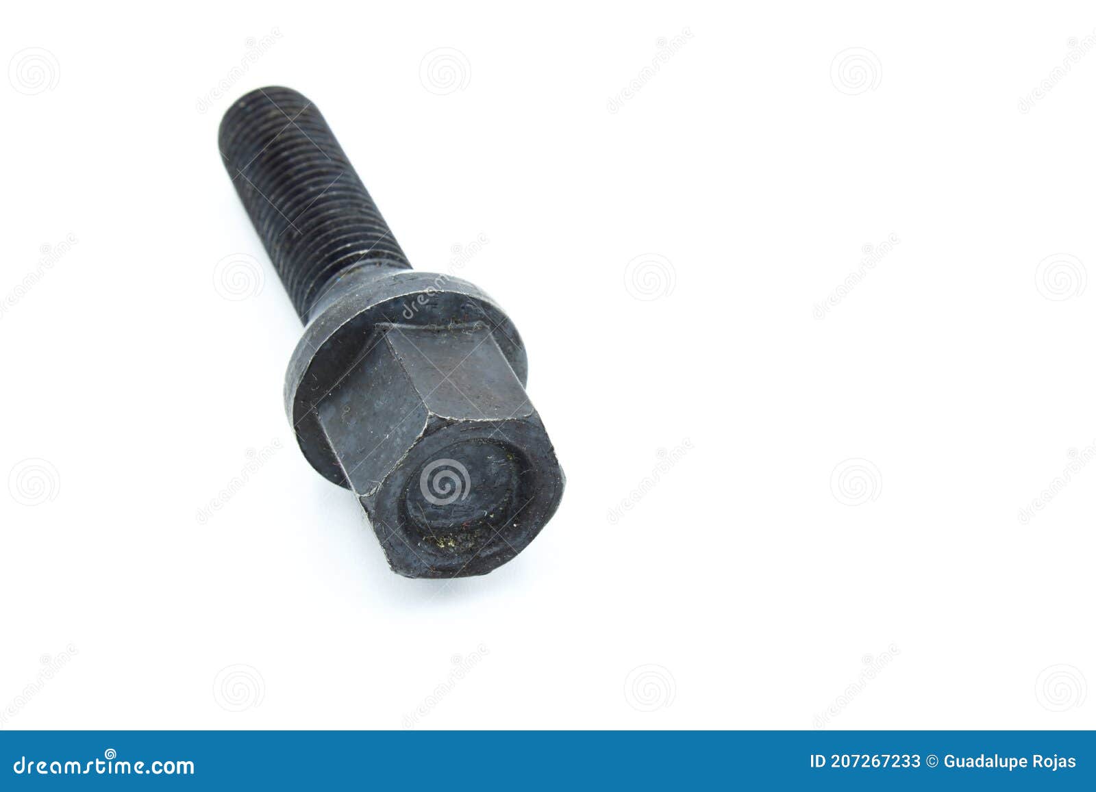 Automotive Stud of Different Sizes and Measures on a White Background ...