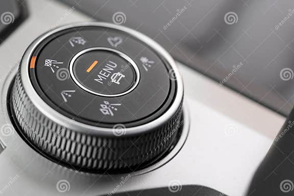 Automotive Terrain Selector for an SUV Stock Image - Image of winter ...