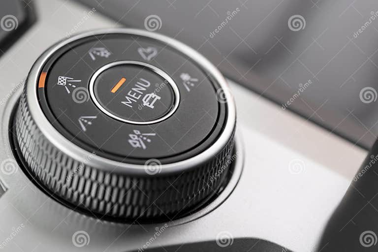 Automotive Terrain Selector for an SUV Stock Image - Image of winter ...