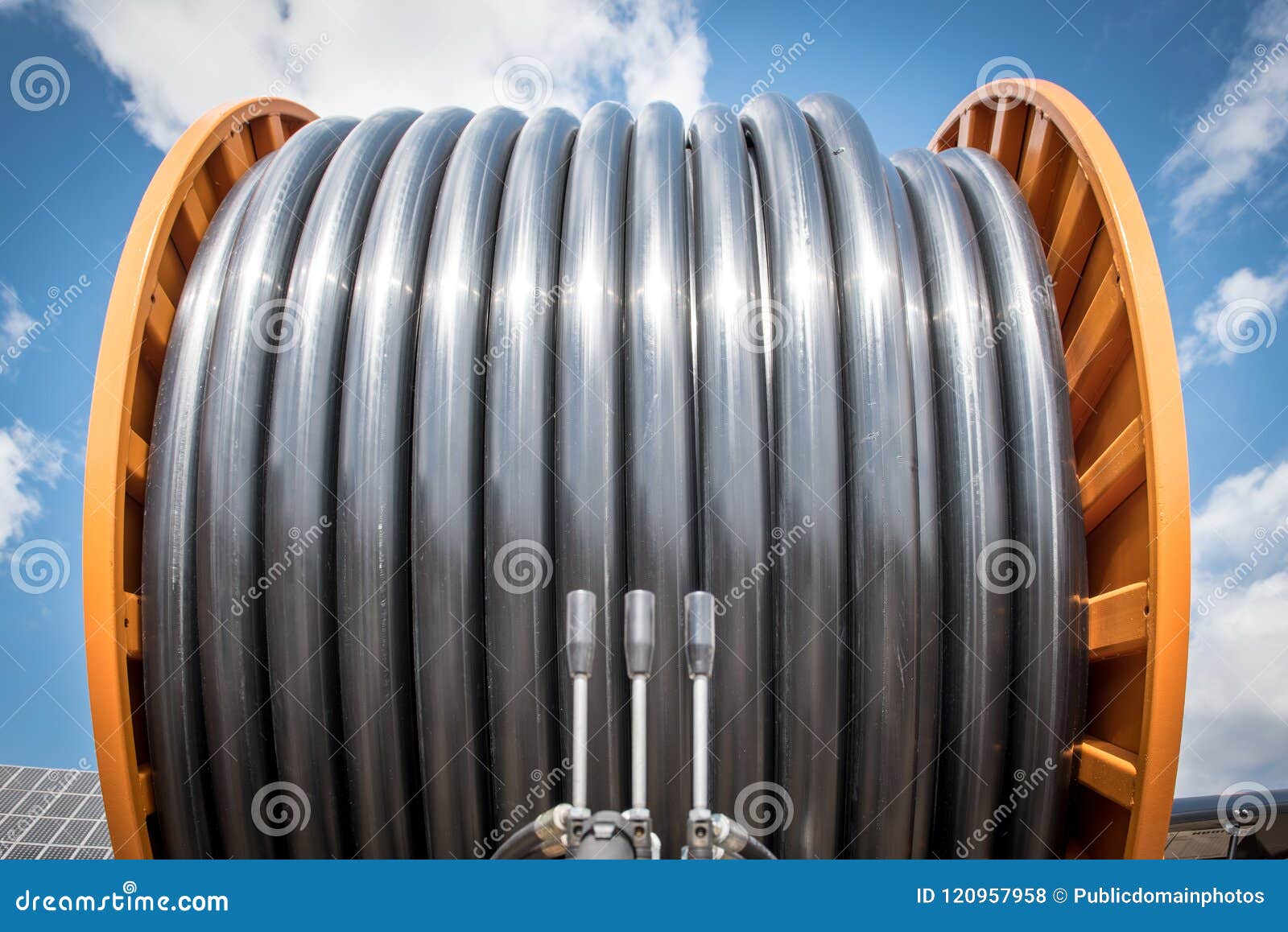 Automotive Tire, Tire, Metal, Pipe Picture. Image: 120957958