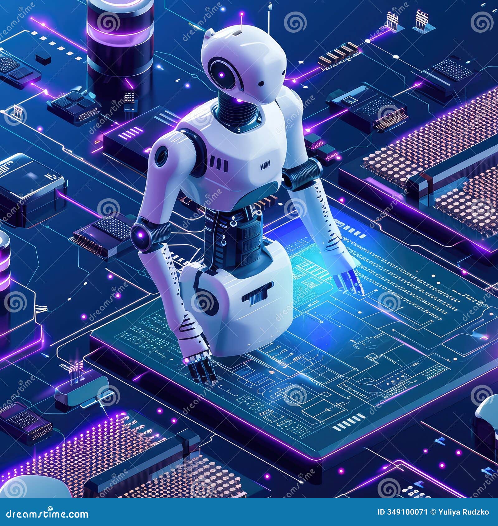 Autonomous AI Robot in a High-Tech Network Operations Center: an ...