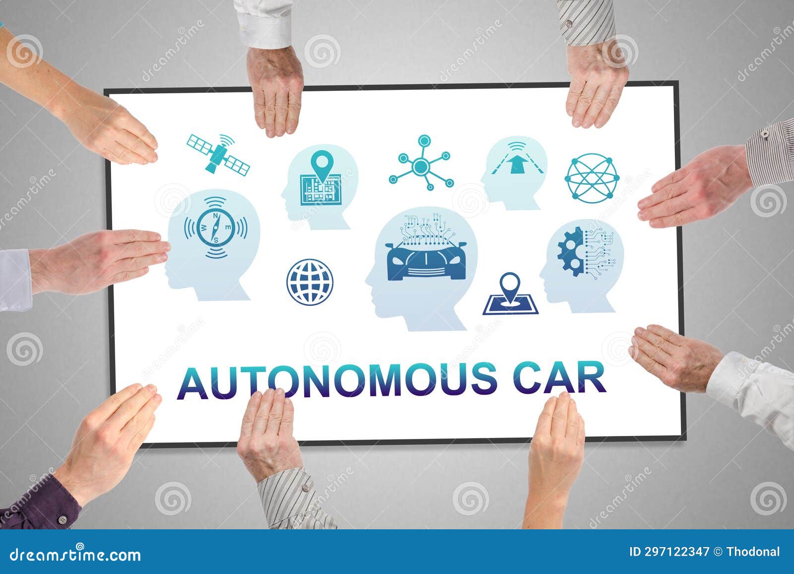 Autonomous Car Concept on a Whiteboard Stock Image - Image of smart ...
