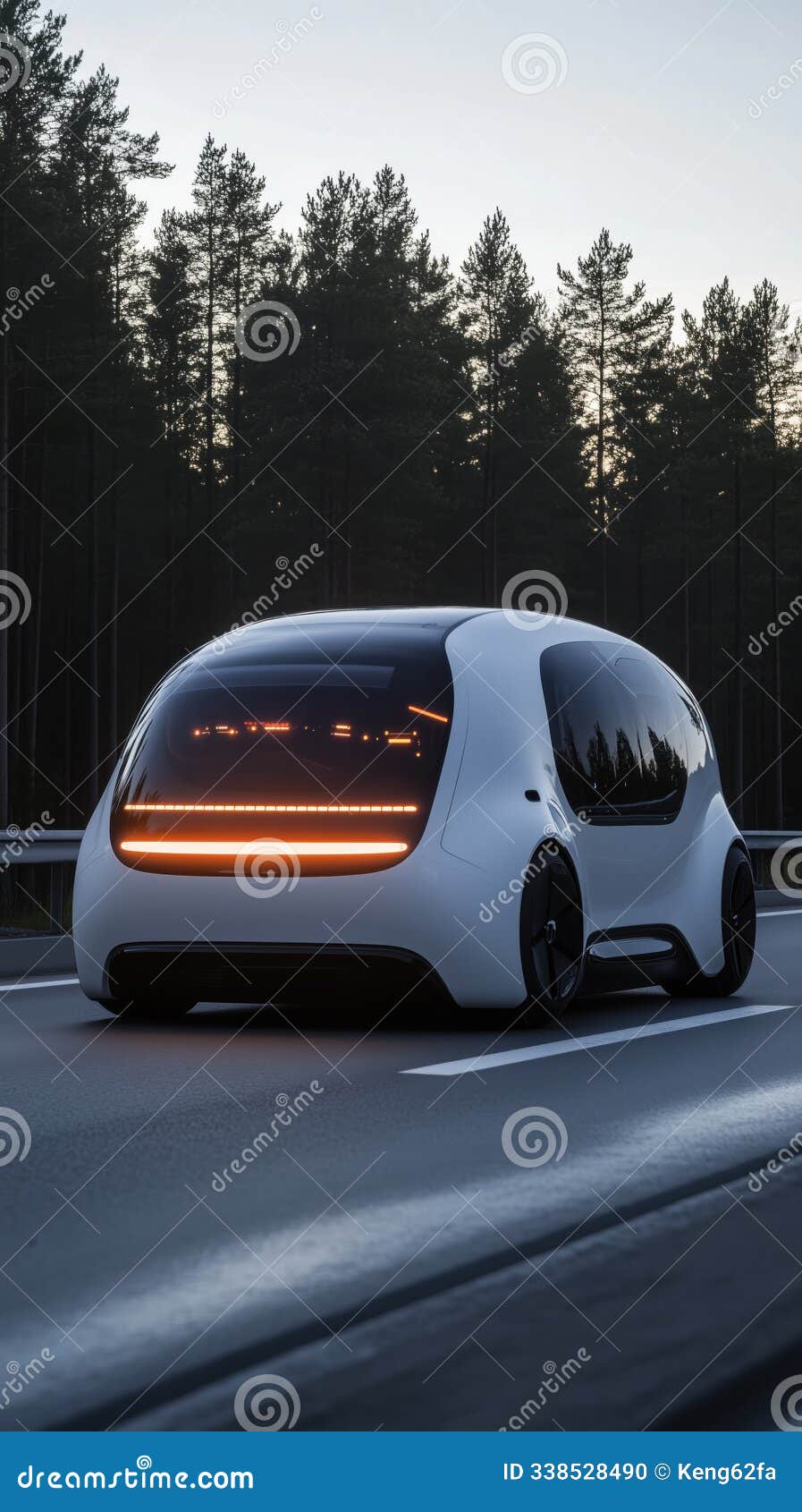 Autonomous Car Design Vector Illustration | CartoonDealer.com #81139854