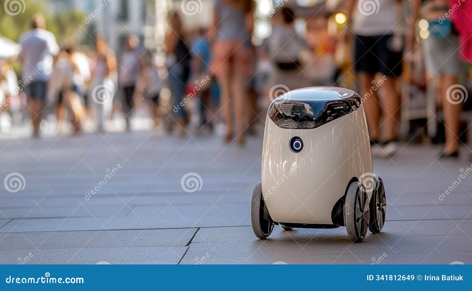 Autonomous Courier: Small Delivery Robot On Wheels , Advanced ...