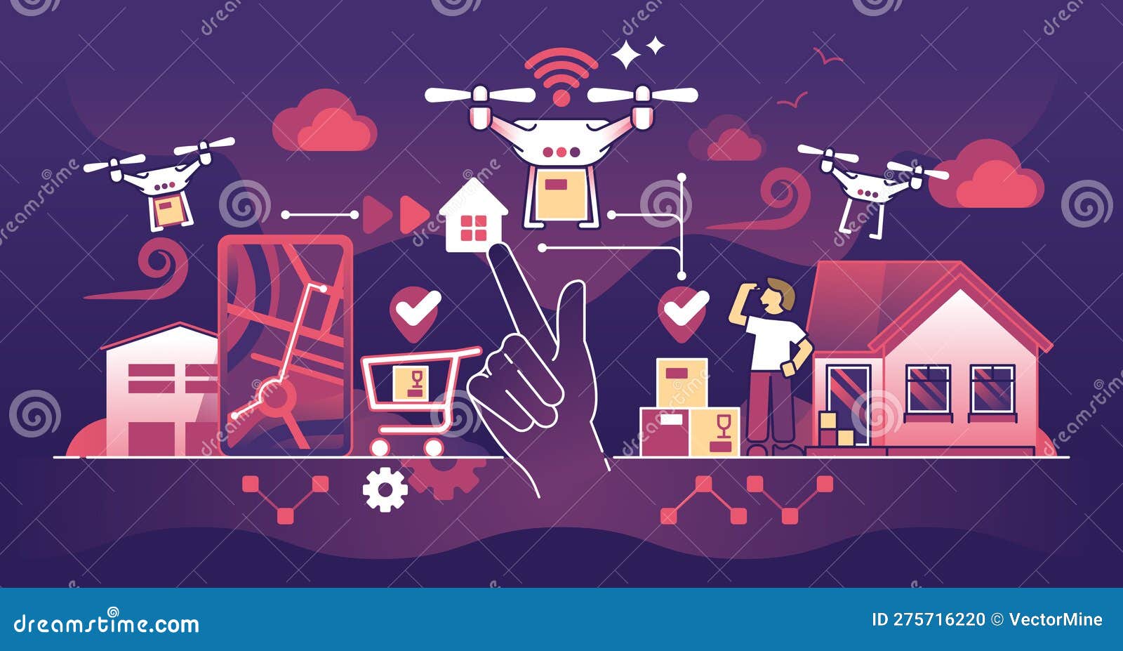 Autonomous Delivery Drones for Retail Package Air Transport Outline ...