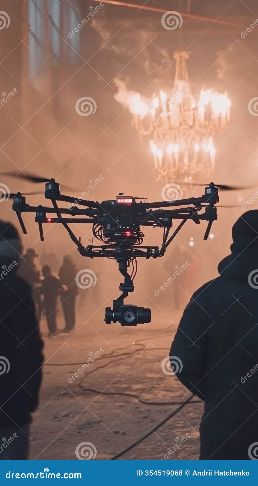 An Autonomous Drone Filming an Action Scene on a Movie Set with Precise ...