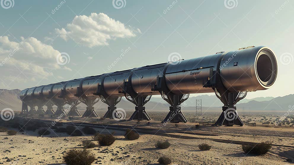 Autonomous Hyperloop Systems Systems Stock Illustration - Illustration ...