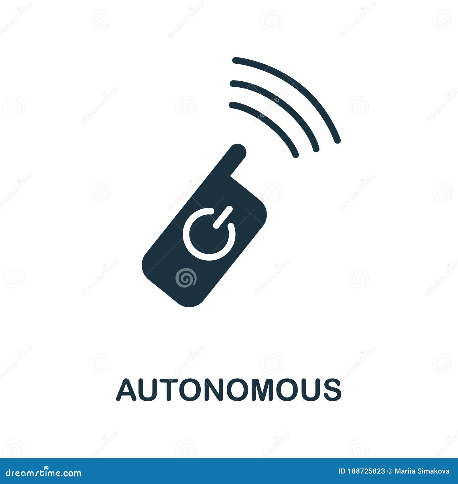 Autonomous Icon. Creative Simple Design from Artificial Intelligence ...