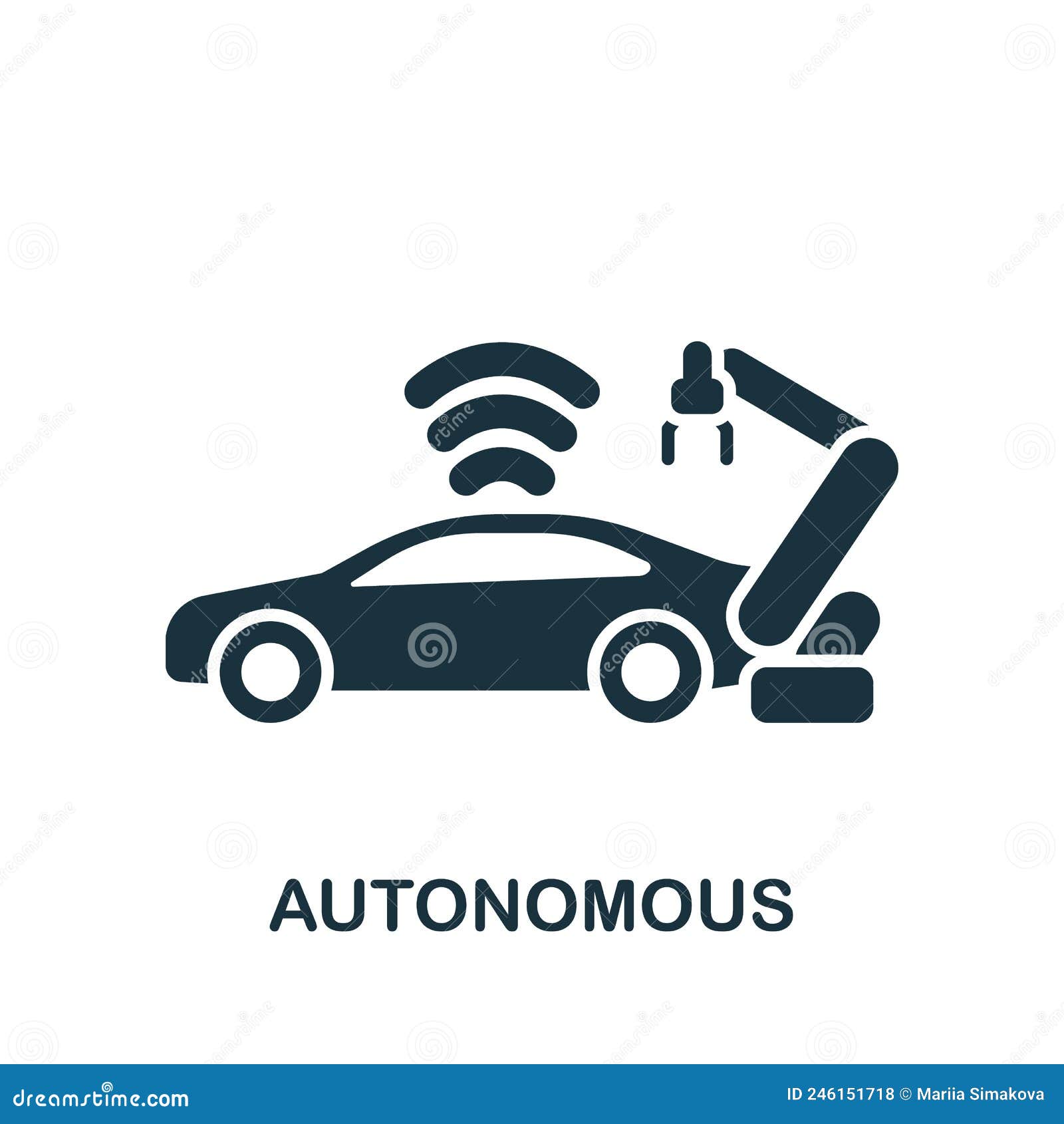 Autonomous Icon. Premium Style Design From Artificial Intelligence Icon ...