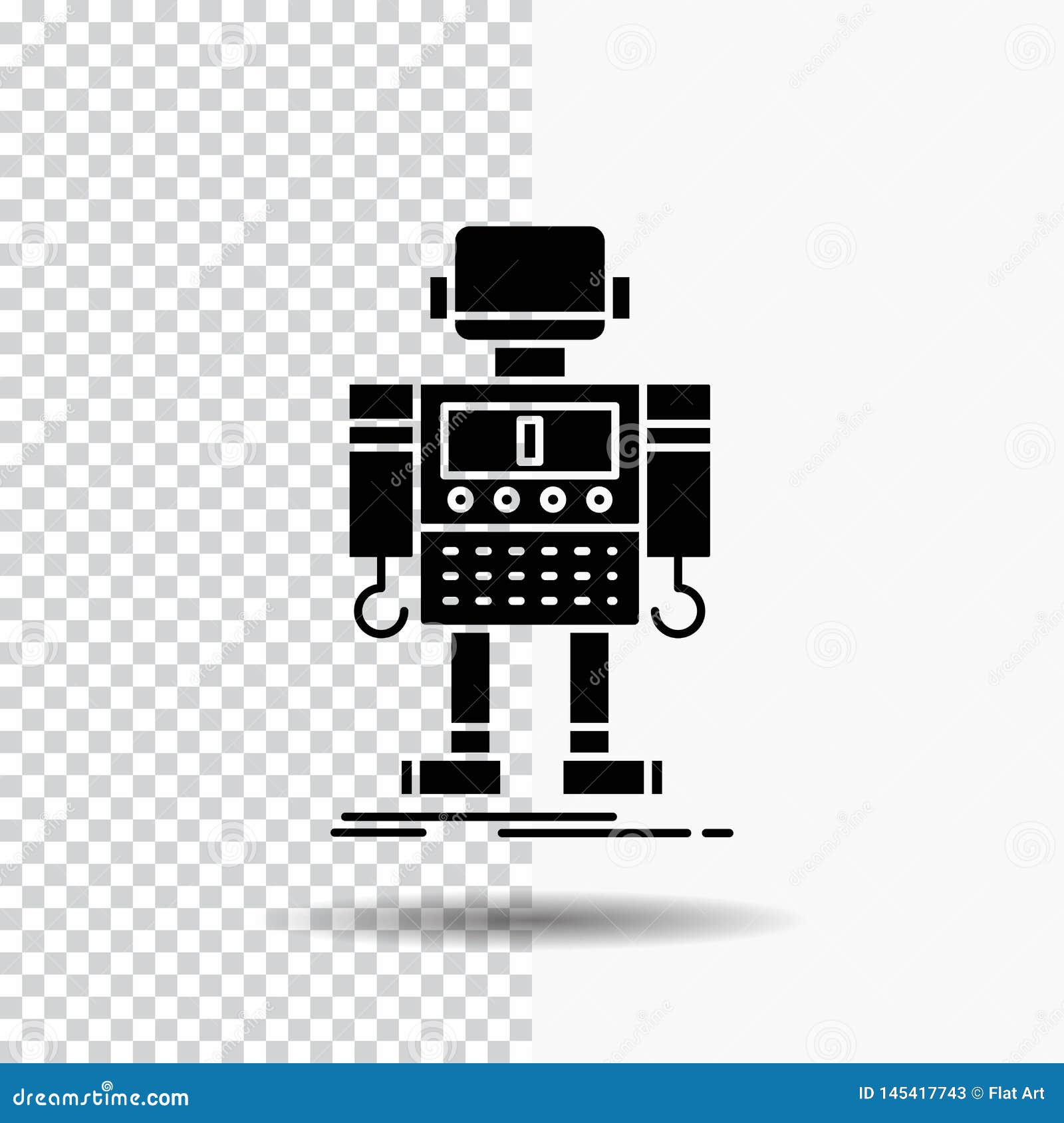 Robot Arm.Robotic Hand In Motion On Futuristic Background Stock ...