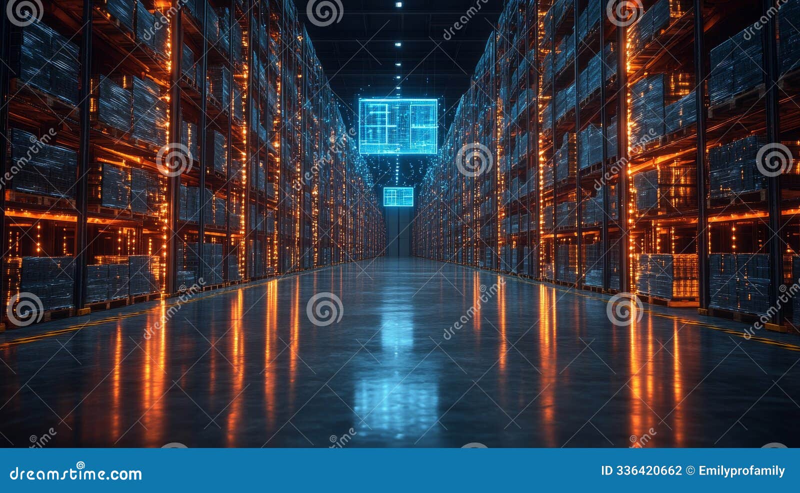 Autonomous Mobile Robots in a Modern Warehouse Managing Inventory ...