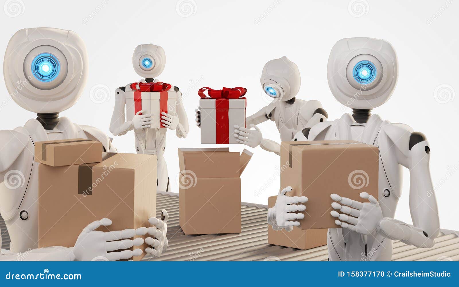 Autonomous Robot, Guided Of Artificial Intelligence On Automated ... Autonomous Robot, Guided Of Artificial Intelligence On Automated ...