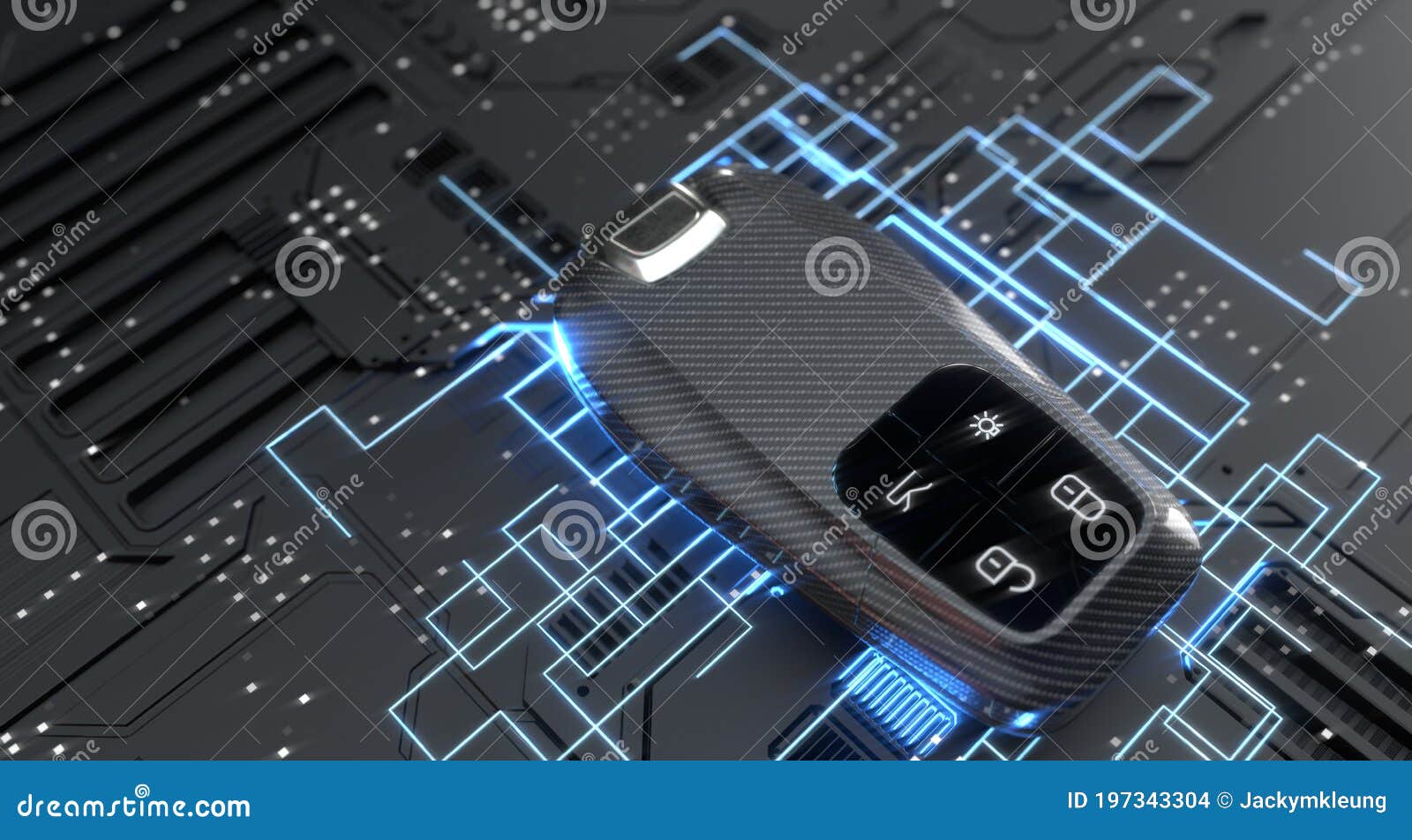 Autonomous Self Driving Vehicle with Artificial Intelligence Stock ...