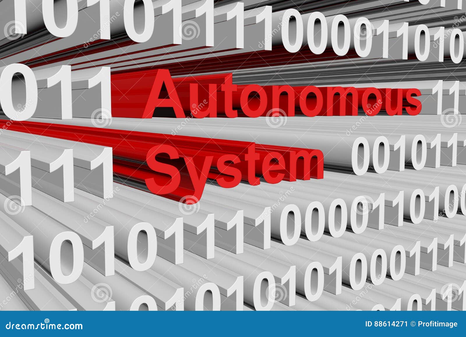 Autonomous system stock illustration. Illustration of online - 88614271