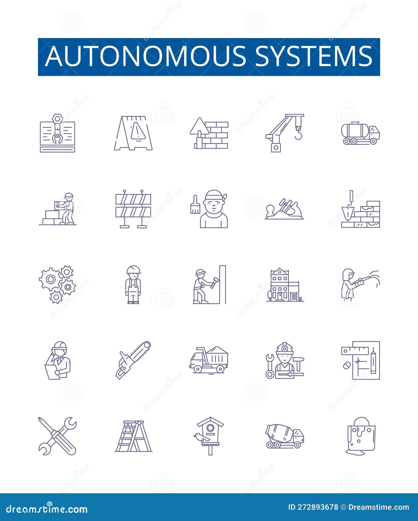 Systems Line Icons Collection. Nerk, Database, Integrated, Automated ... Systems Line Icons Collection. Nerk, Database, Integrated, Automated ...