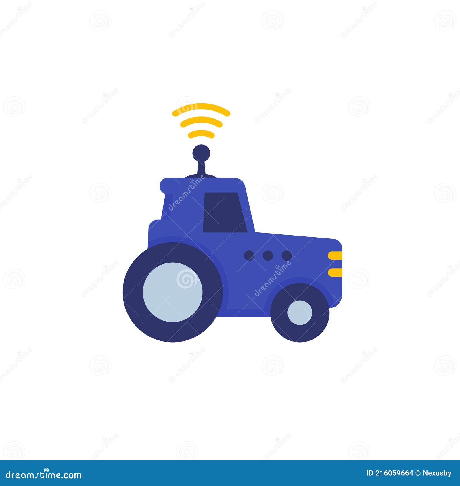 Tractor, Agrimotor With Sprayer Icon Cartoon Vector | CartoonDealer.com ...