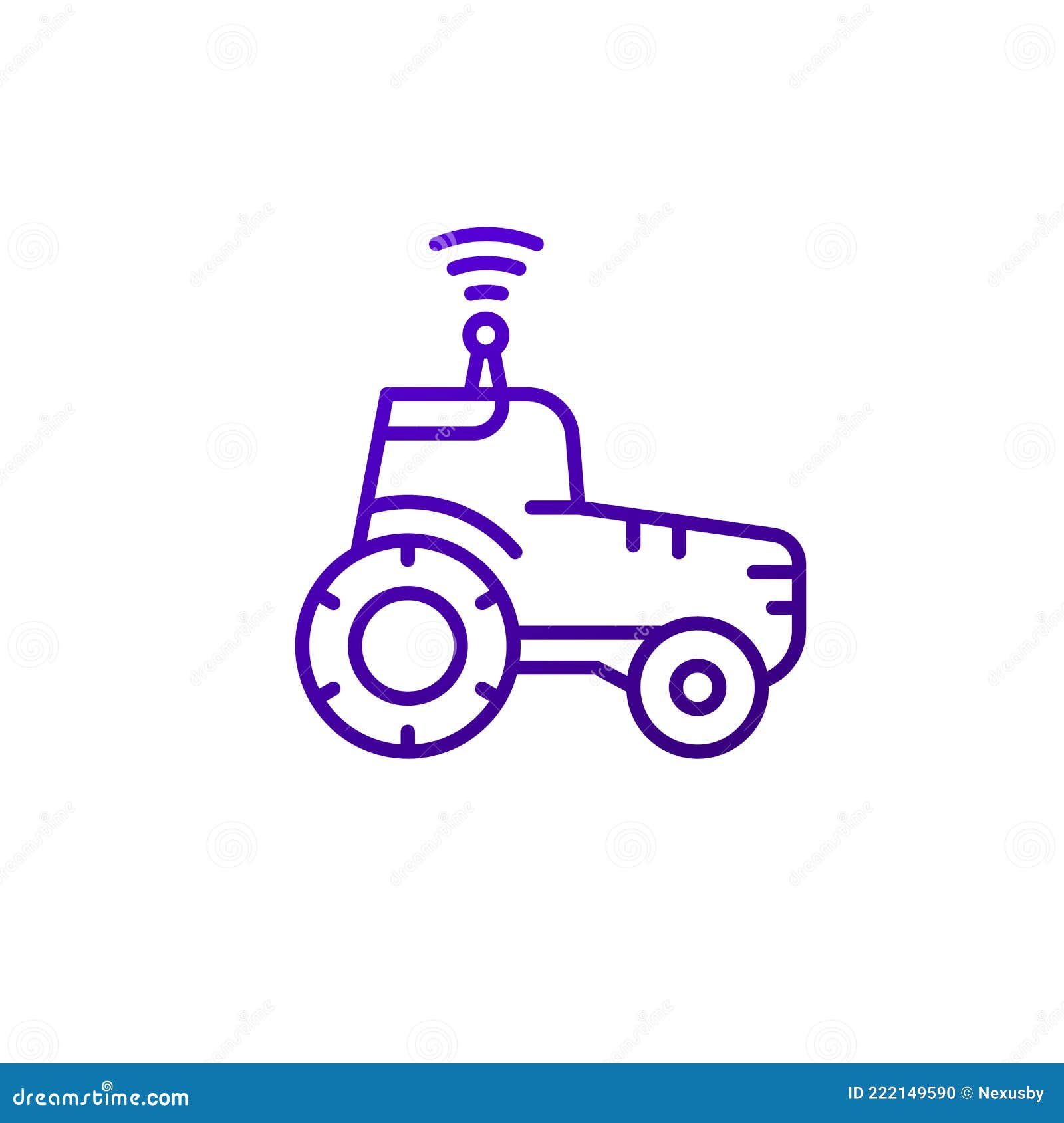 Tractor, Agrimotor With Sprayer Icon Cartoon Vector | CartoonDealer.com ...