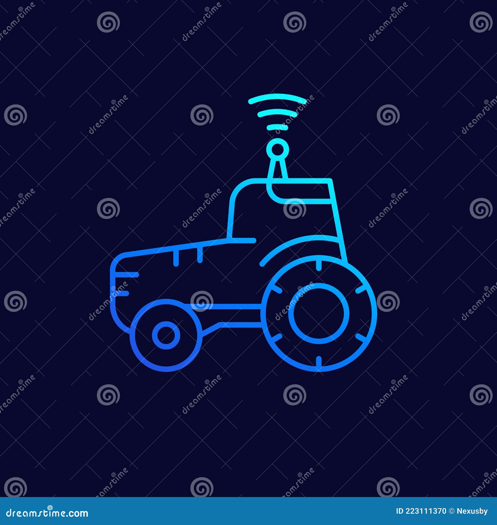 Tractor, Agrimotor With Sprayer Icon Cartoon Vector | CartoonDealer.com ...