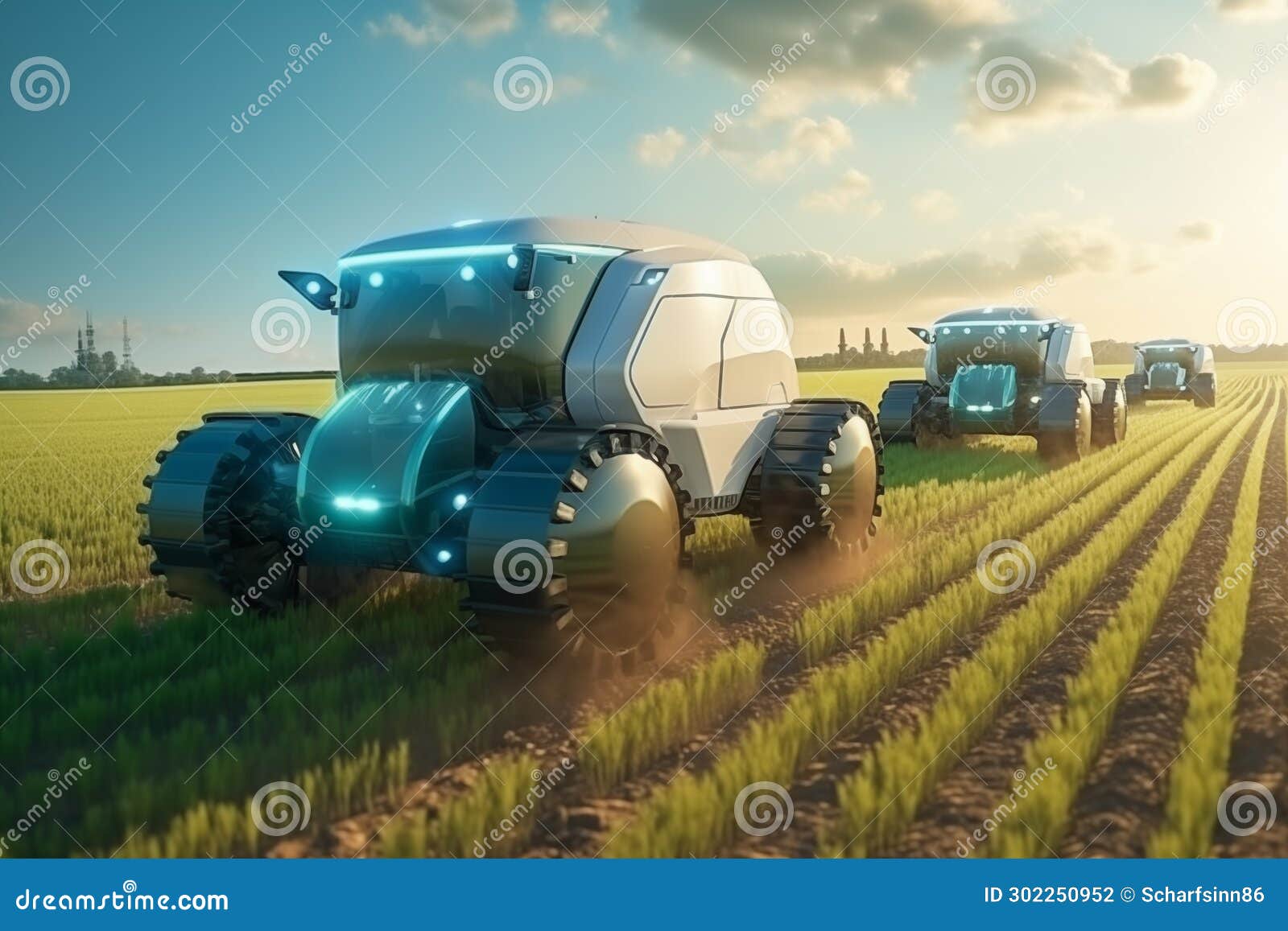 Autonomous Tractors Working in an Agricultural Field. Using Artificial ...