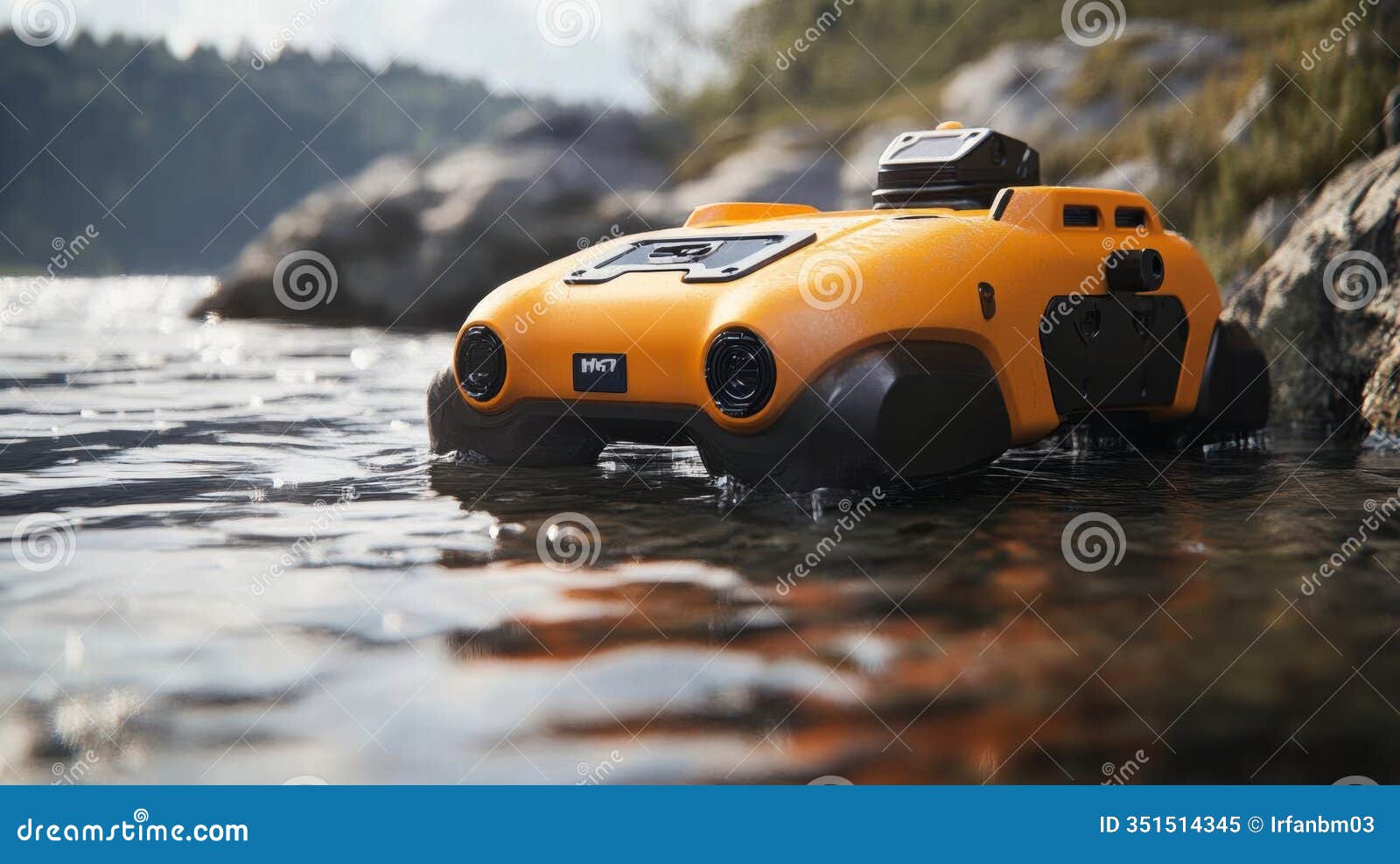 Autonomous Underwater Vehicle Explores Shallow River with Advanced ...