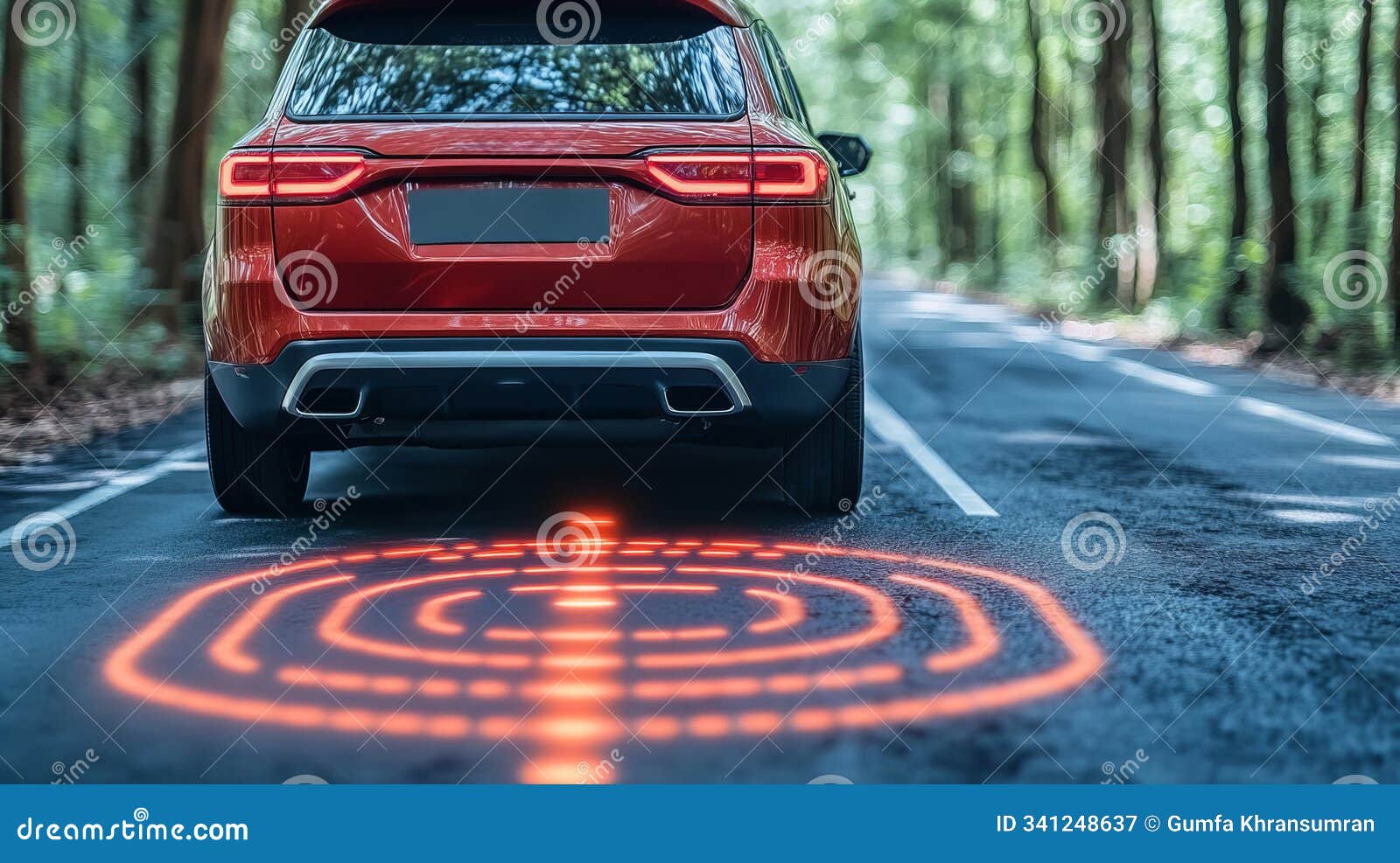 Autonomous Vehicle on Smart Road with Digital Navigation Generative AI ...