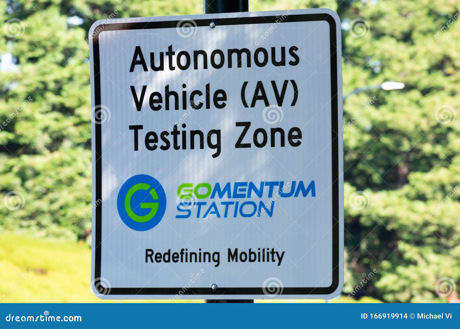 Autonomous Vehicle Testing Zone Sign. GoMentum Station is a Testing ... Autonomous Vehicle Testing Zone Sign. GoMentum Station is a Testing ...