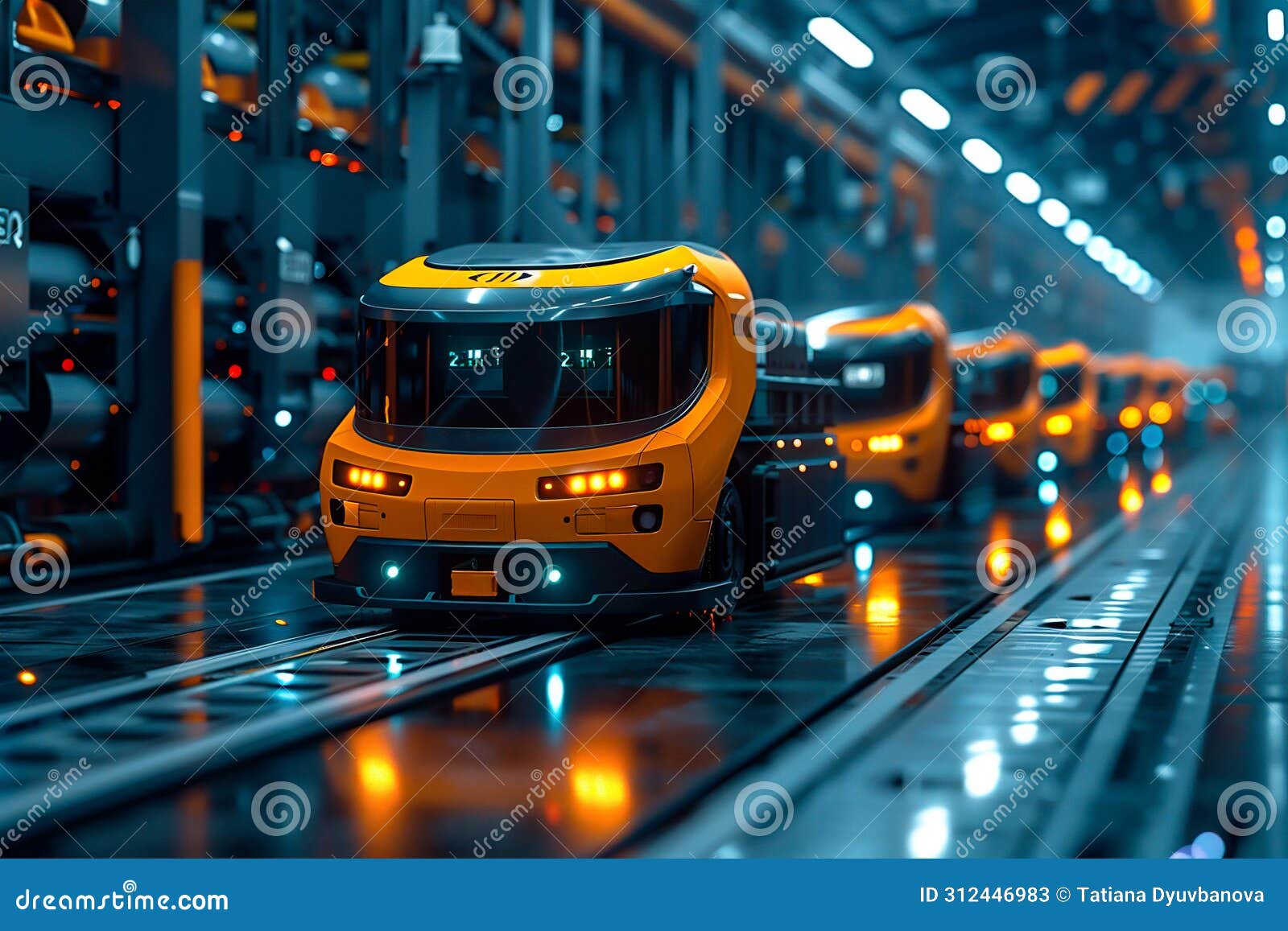 Autonomous Vehicles Transporting Goods within a Smart Factory ...